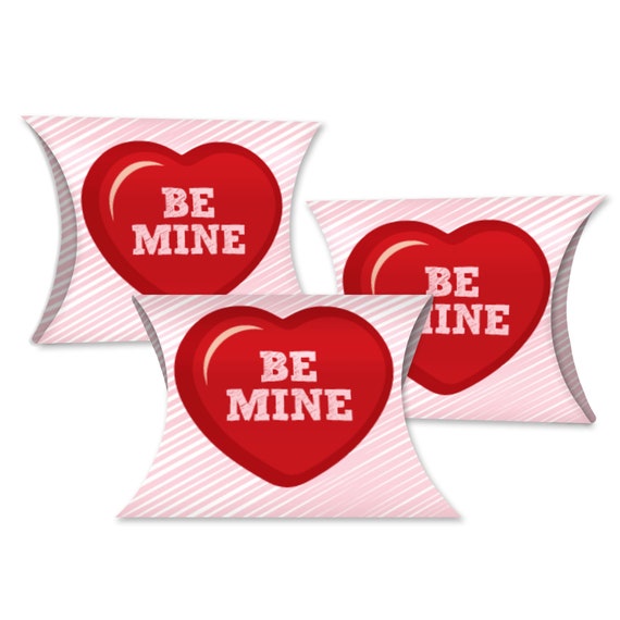 Conversation Hearts Favor Gift Boxes Valentines Day Party - Etsy