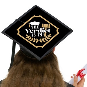 Law School Grad - Future Lawyer Graduation Cap Decorations Kit - Grad ...