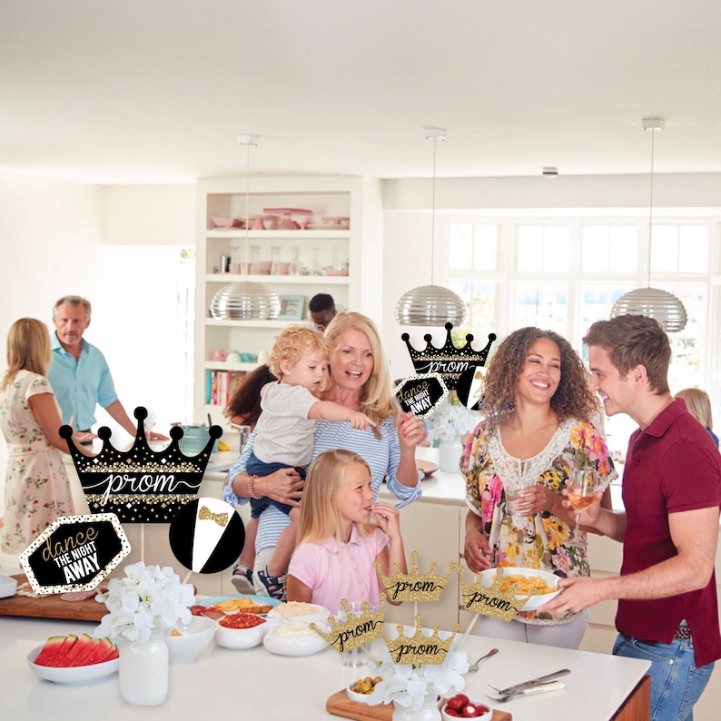 Prom Prom Night Party Centerpiece Sticks Showstopper Table - Etsy