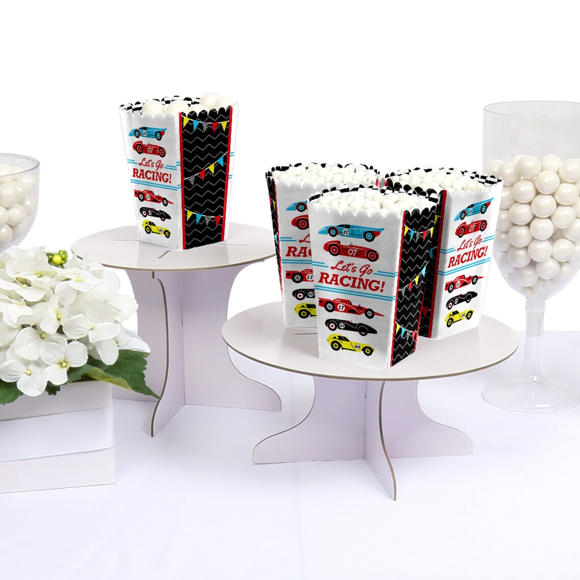 Lets Go Racing Racecar Baby Shower or Race Car Birthday - Etsy