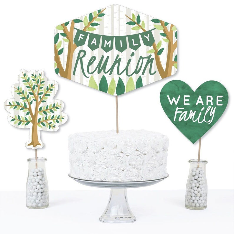 Family Tree Reunion Centerpiece Sticks Family Gathering - Etsy