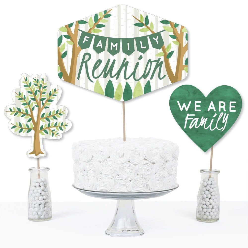 Family Tree Reunion Centerpiece Sticks Family Gathering - Etsy