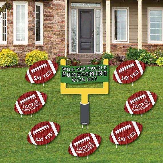 Homecoming Shaped Lawn Decorations Outdoor Football Themed - Etsy