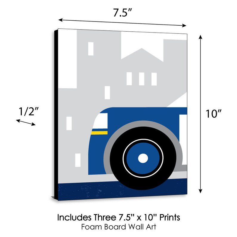 Calling All Units Police Cop Car Nursery Wall Art and Kids | Etsy