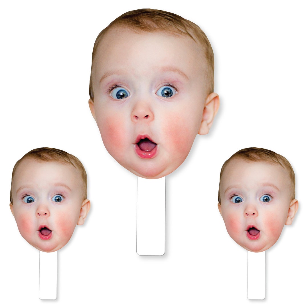 Fun Face Combo - Custom Photo Big Head Cut Out Photo Booth and Fan ...