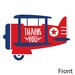 Taking Flight - Airplane - Shaped Thank You Cards - Vintage Plane Baby ...
