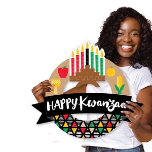 Happy Kwanzaa - Outdoor African Heritage Holiday Party Decor - Front ...