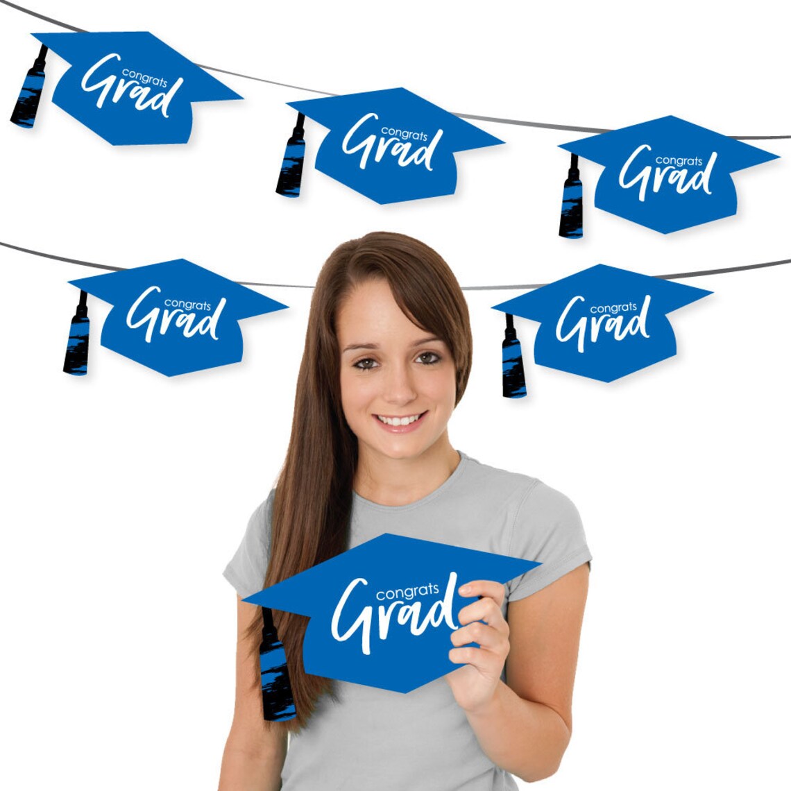 Blue Grad - Best is yet to Come - DIY Large Graduation Cap Die-cut ...