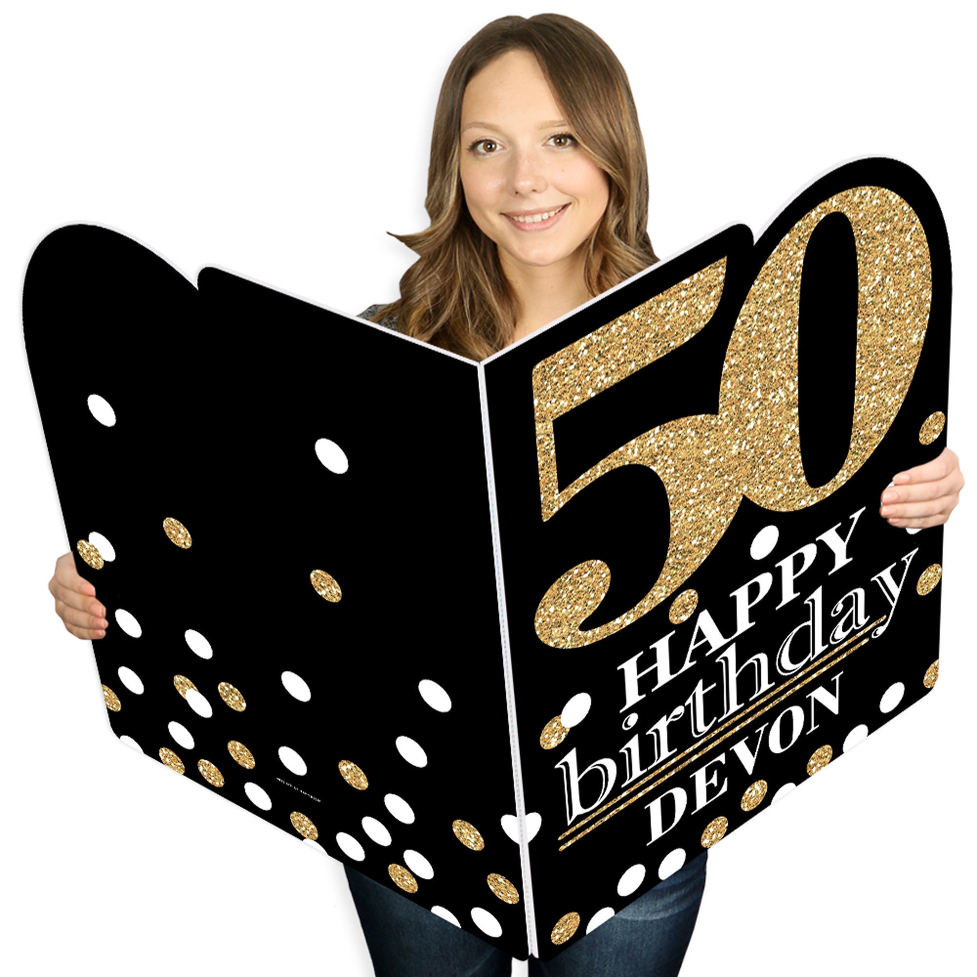 Adult 50th Birthday Gold Happy Birthday Giant Greeting Etsy adult-50th-birthday-gold-happy-birthday-giant-greeting-etsy