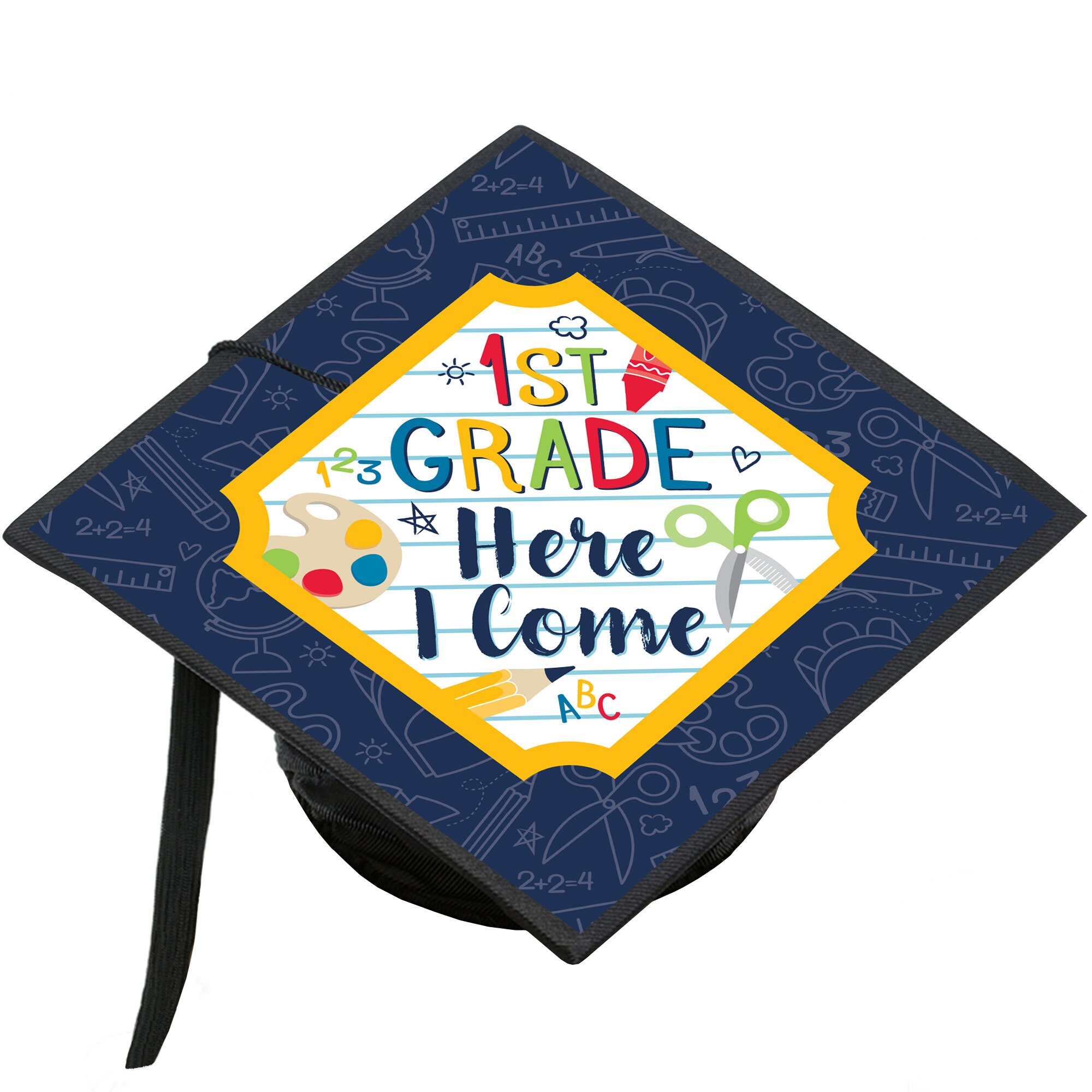 1st Grade Here I Come Kids Kindergarten Graduation Cap - Etsy