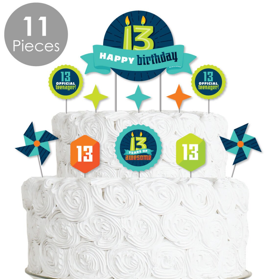 Boy 13th Birthday Official Teenager Birthday Party Cake - Etsy