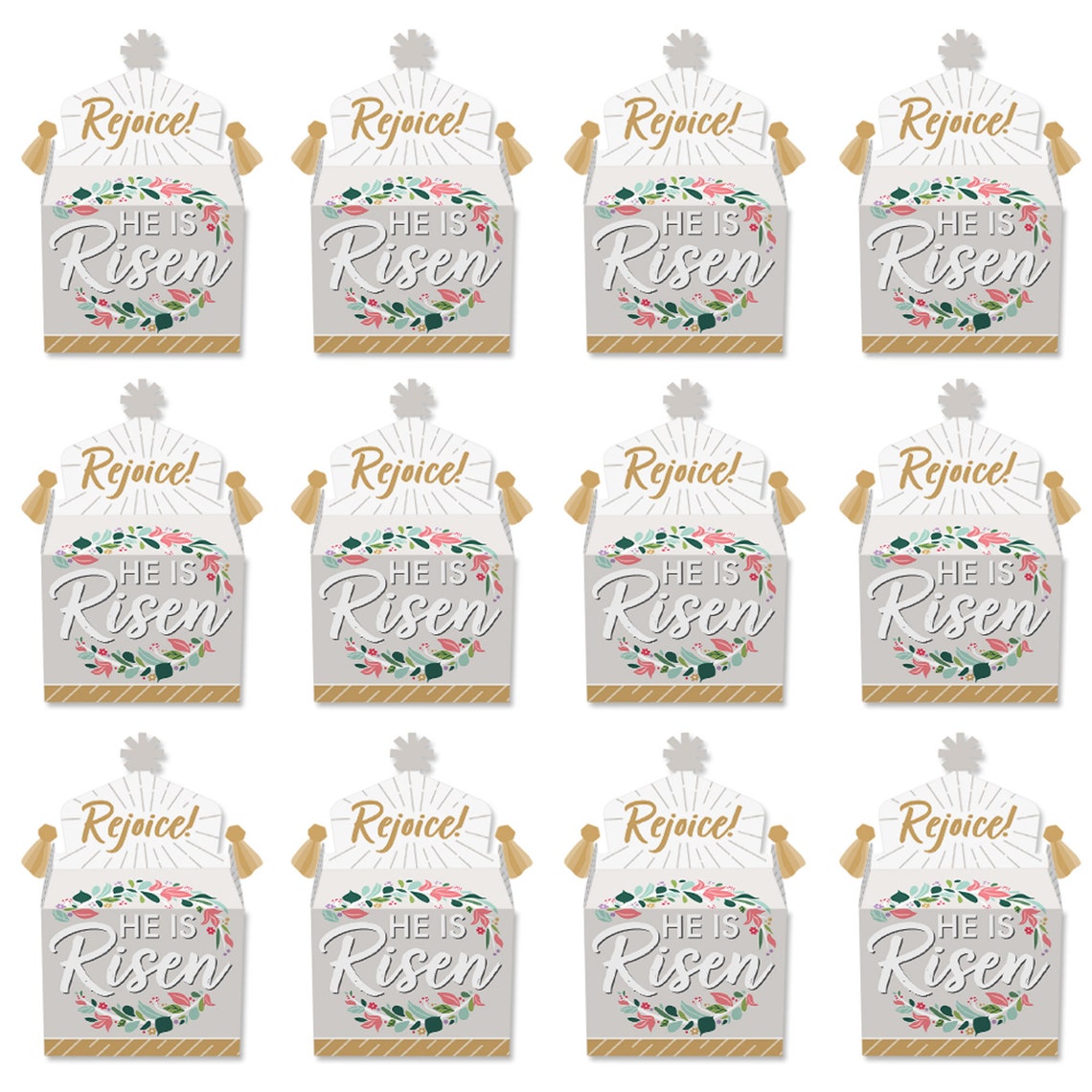 Religious Easter - Treat Box Party Favors - Christian Holiday Party ...
