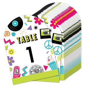 Through the Decades - 50s, 60s, 70s, 80s, and 90s Party Double-sided 5 ...