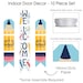 Back to School Hanging Vertical Paper Door Banners First Day of School ...