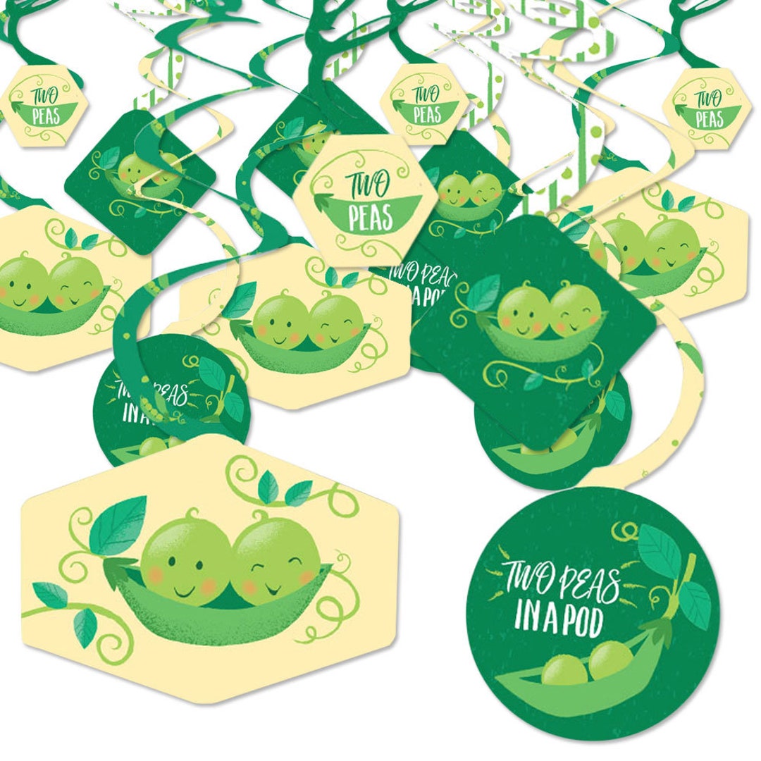 Double the Fun - Twins Two Peas in a Pod - Baby Shower or First ...