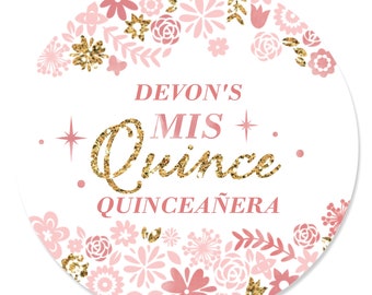 Mis Quince Anos Sticker | Etsy