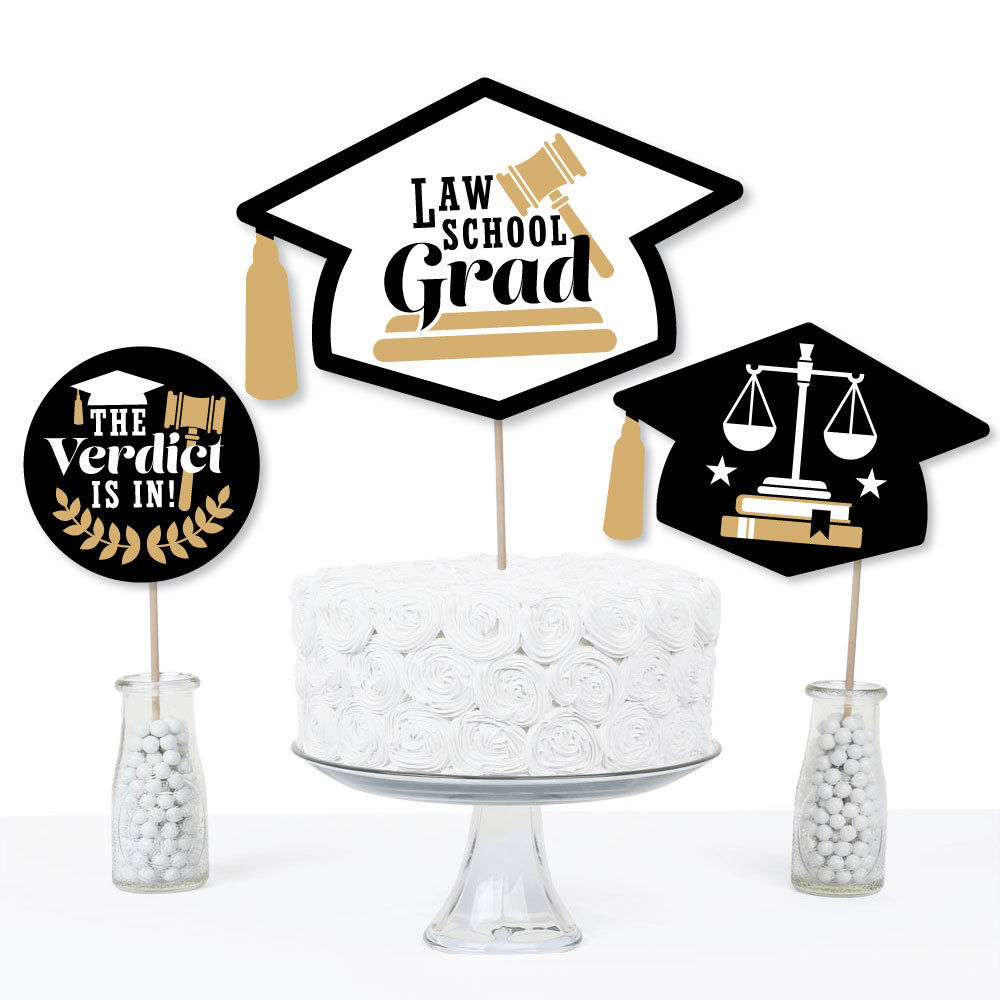 Law School Grad Future Lawyer Graduation Party Centerpiece | Etsy
