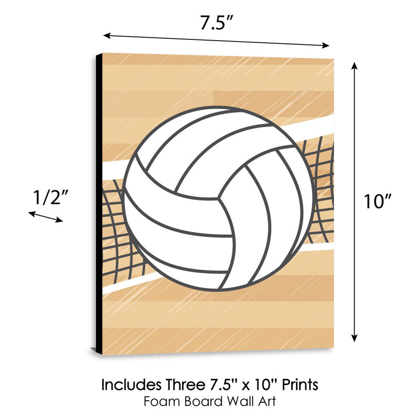 Bump Set Spike Volleyball Sports Themed Nursery Wall | Etsy