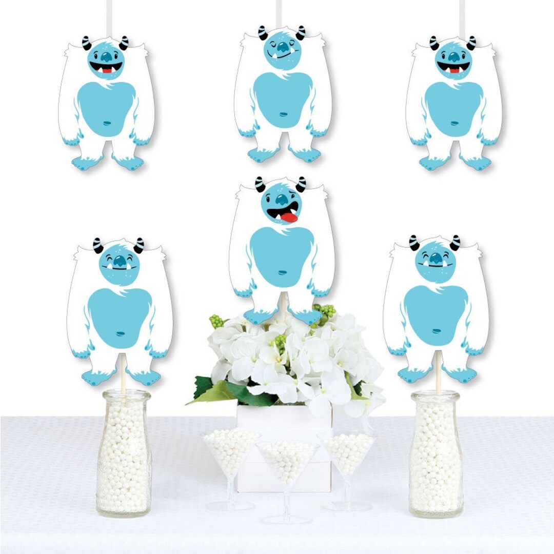 Yeti to Party - Decorations DIY Abominable Snowman Party or Birthday ...