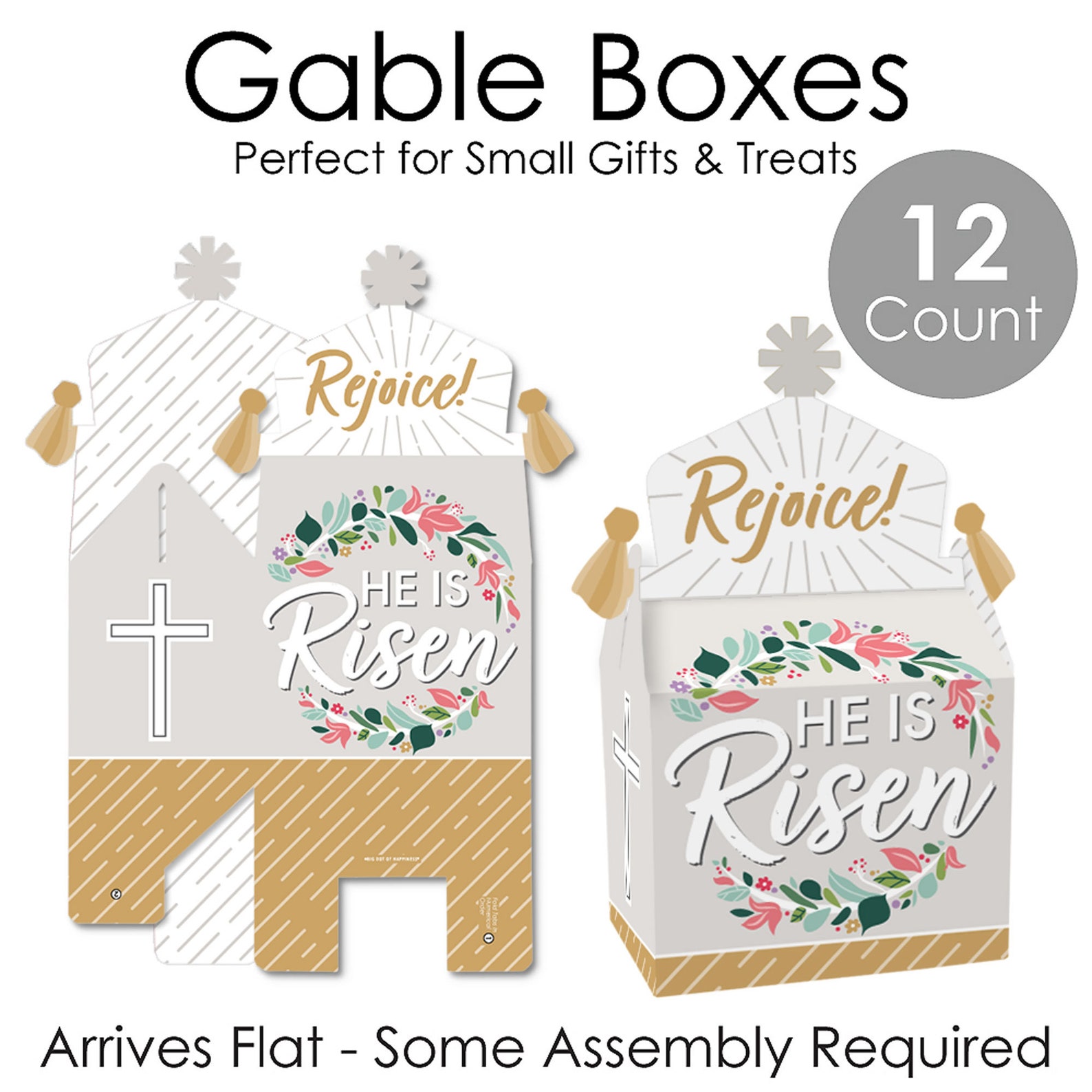 Religious Easter - Treat Box Party Favors - Christian Holiday Party ...