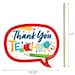 Funny Thank You Teachers - Teacher Appreciation Photo Booth Props Kit ...