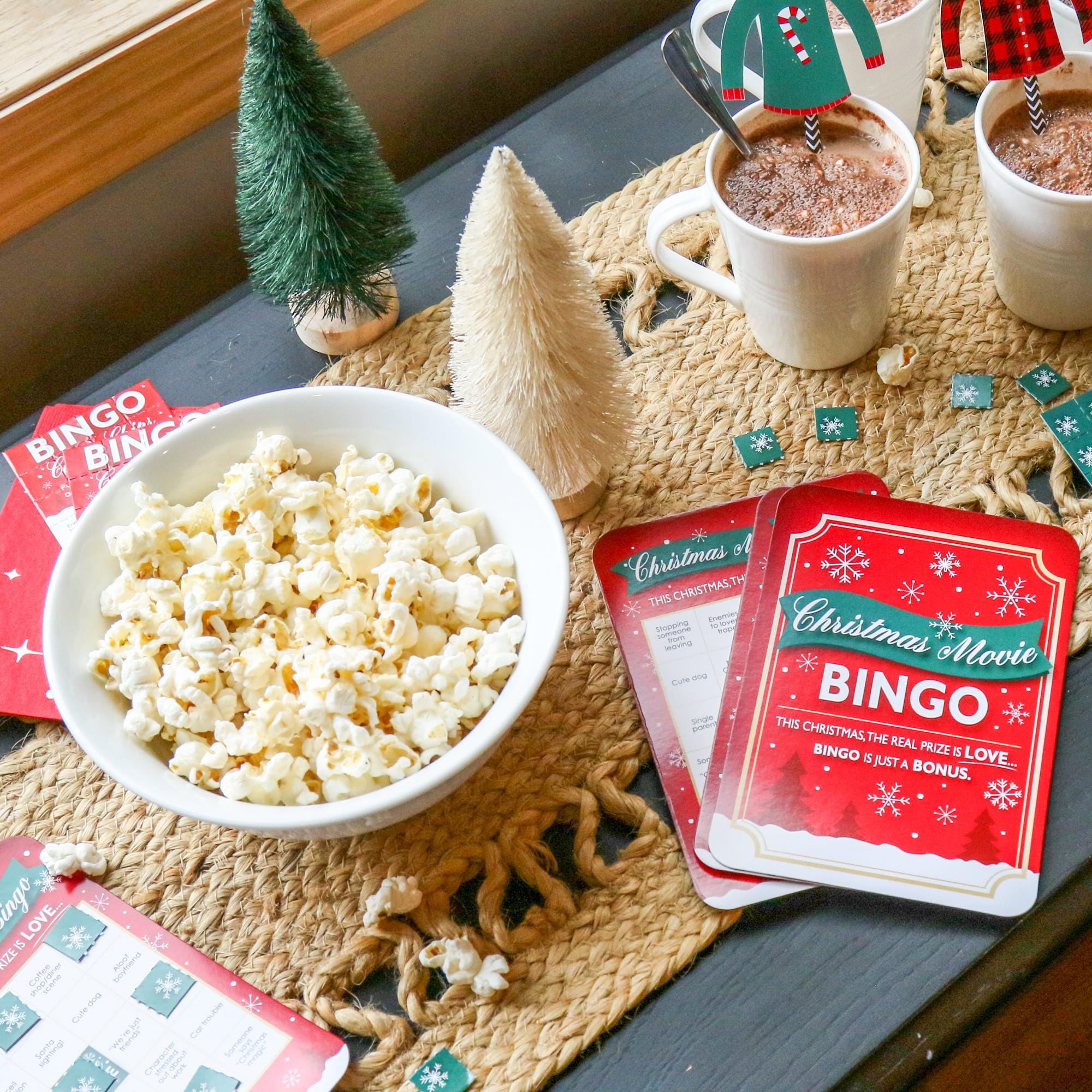 Christmas Movie Bingo, Christmas Party Games, Rom Com Holiday Bingo ...
