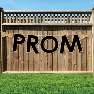 Prom - Large Prom Night Party Decorations - Prom - Outdoor Letter ...