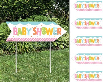 Baby Shower Direction Signs - Etsy