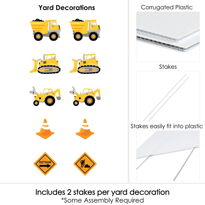 Dig It - Construction Party Zone - Dump Truck Bulldozer Excavator ...