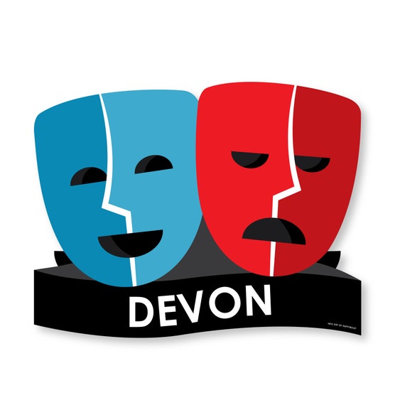 Drama Club School Spirit - Personalized Graduation Party Wall ...