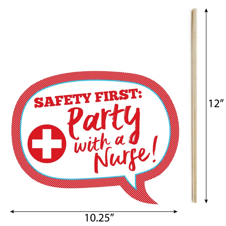 Funny Nurse Graduation Photo Booth Props - Medical Nursing Graduation ...