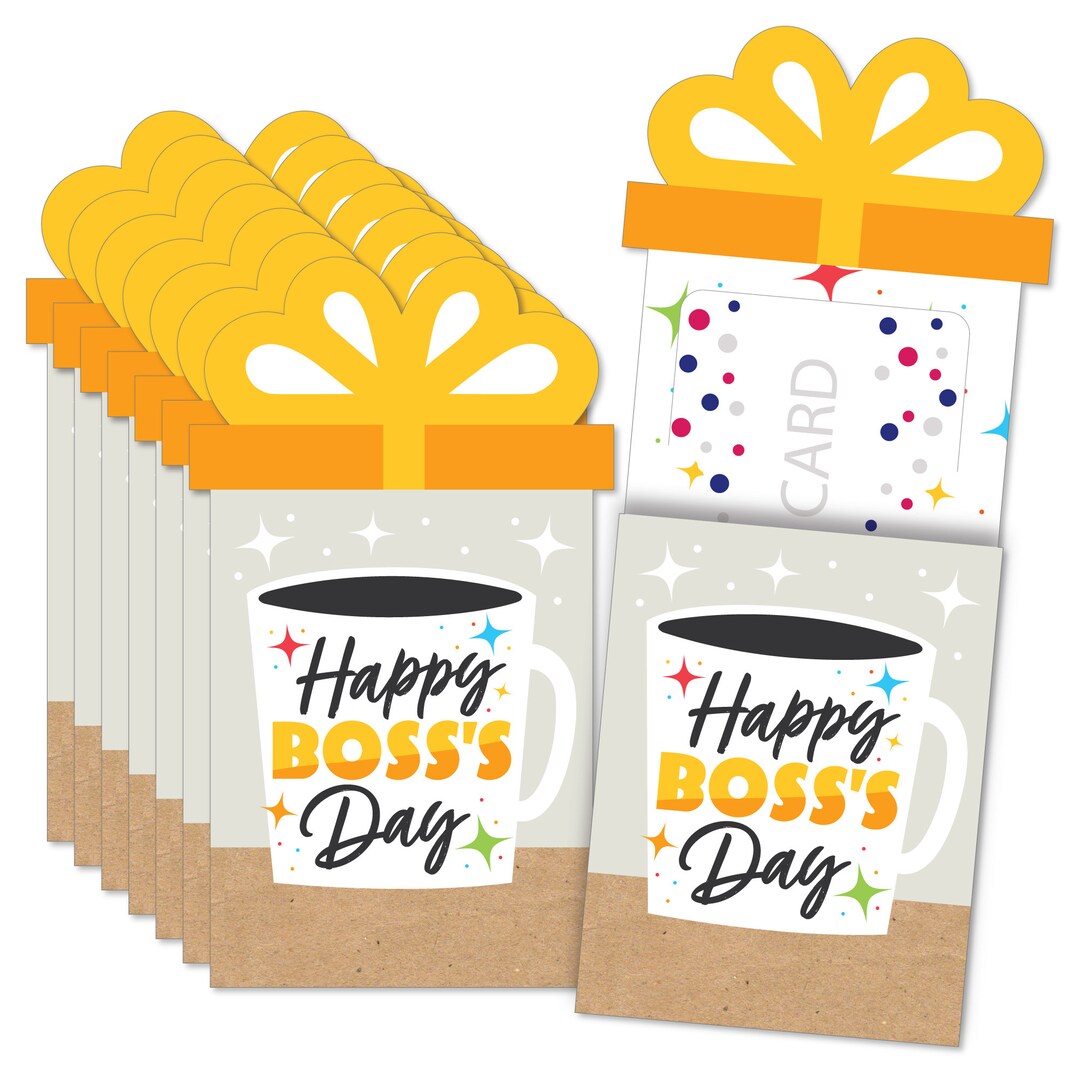 Happy Boss's Day - Best Boss Ever Money and Gift Card Sleeves - Nifty ...