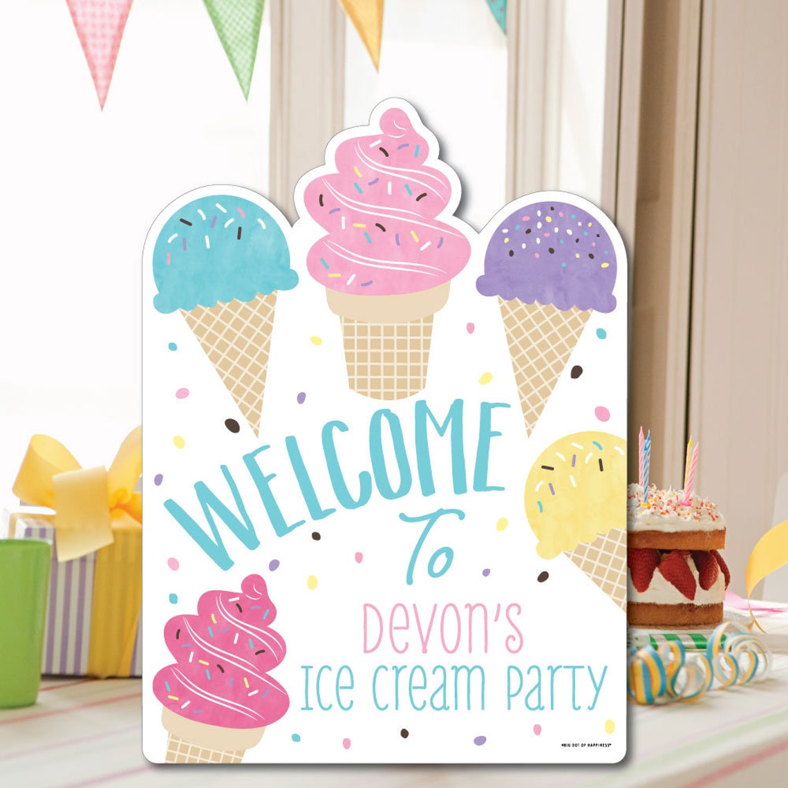 Scoop up the Fun Ice Cream Party Decorations Sprinkles - Etsy