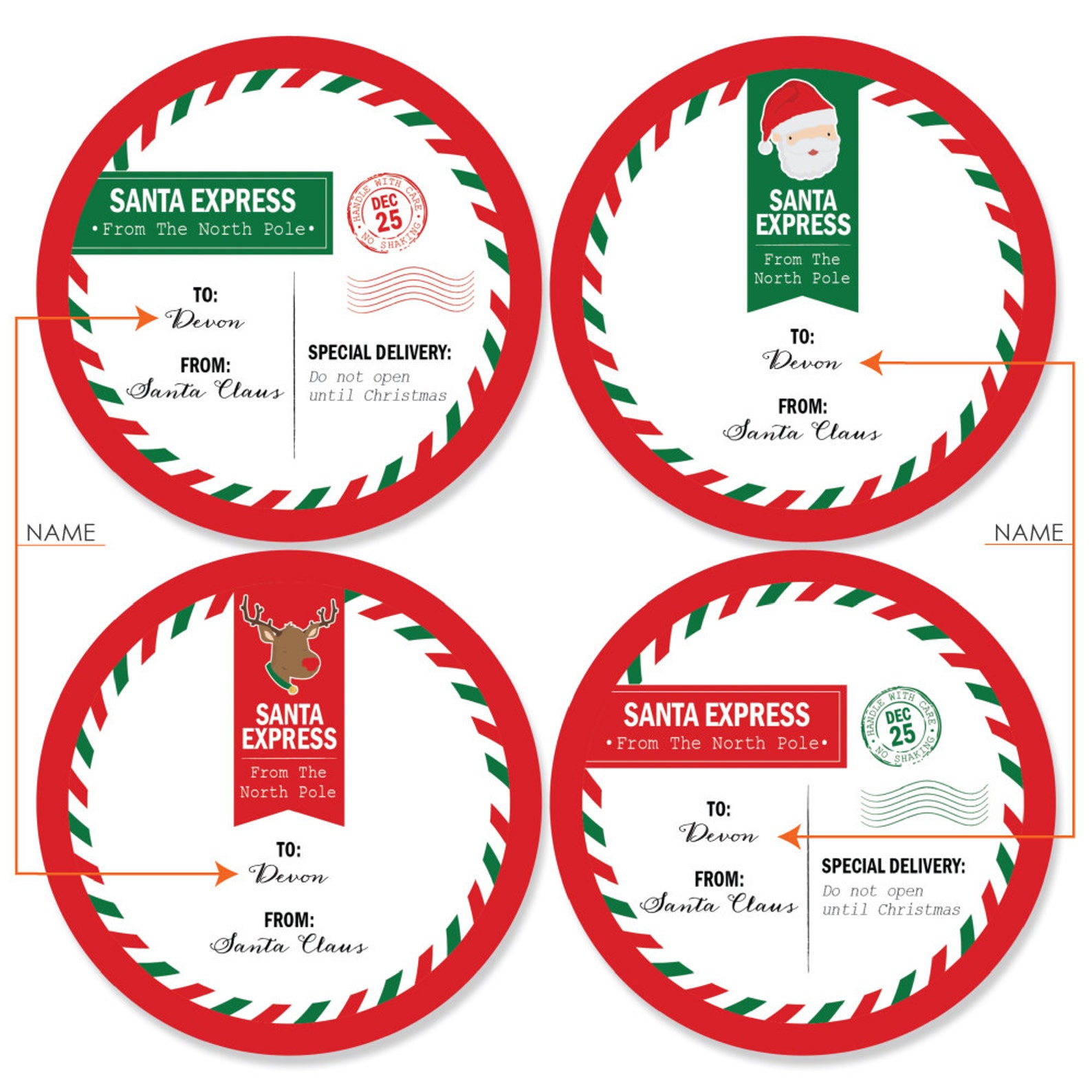 Santa's Special Delivery Personalized Christmas Gift | Etsy