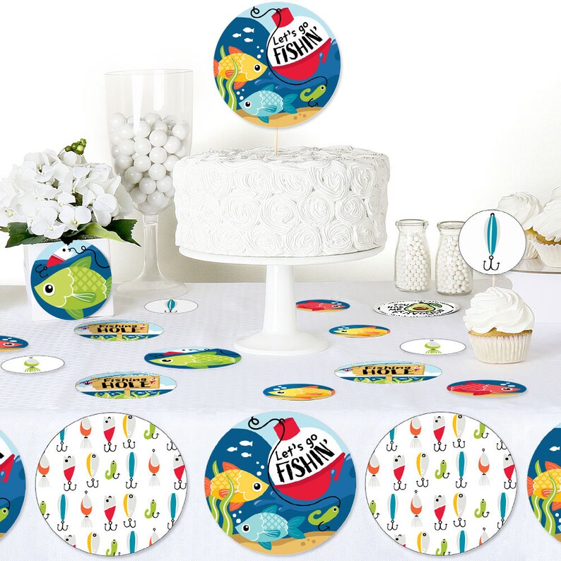 Lets Go Fishing Fish Themed Birthday Party or Baby Shower - Etsy
