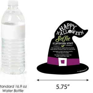 Happy Halloween - Selfie Scavenger Hunt - Witch Party Game - Set of 12 ...