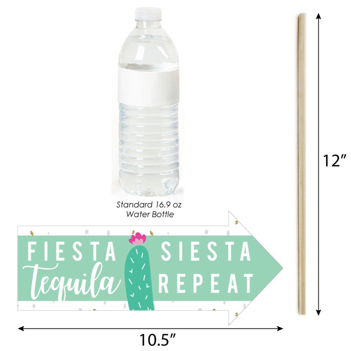 Funny Final Fiesta - Last Fiesta Bachelorette Party Photo Booth Props ...