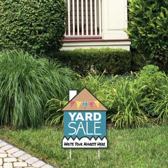Yard Sale - Outdoor Lawn Sign - Yard Sign - 1 Piece by Big Dot of ...