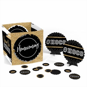 HOCO Dance - Centerpiece & Table Decoration Kit - School Homecoming ...