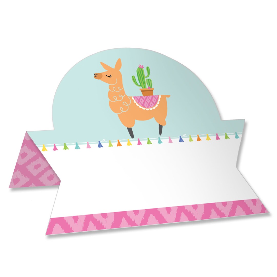 Whole Llama Fun - Llama Fiesta Baby Shower or Birthday Party Tent ...
