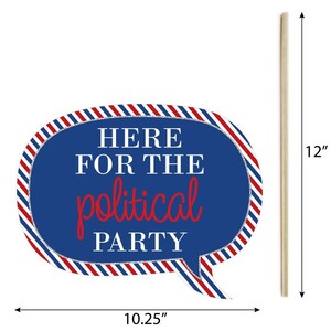 Funny Election - Political Party - Photo Booth Props Kit - Election Day ...