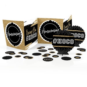 HOCO Dance - Centerpiece & Table Decoration Kit - School Homecoming ...