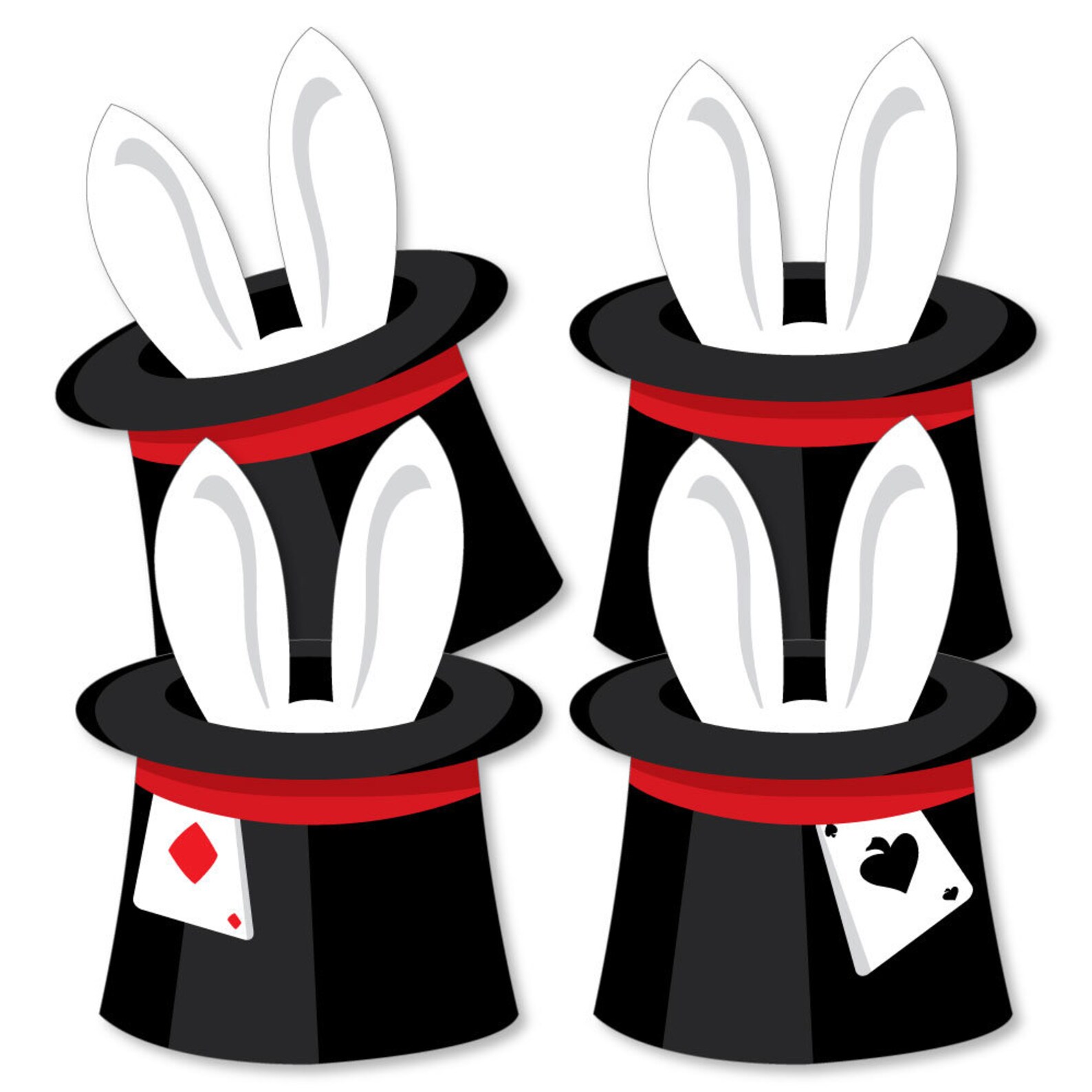 Ta-da Magic Show Rabbit in a Magicians Hat Decorations DIY | Etsy