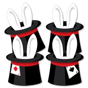 Ta-da, Magic Show - Rabbit in a Magician’s Hat Decorations DIY Magical ...