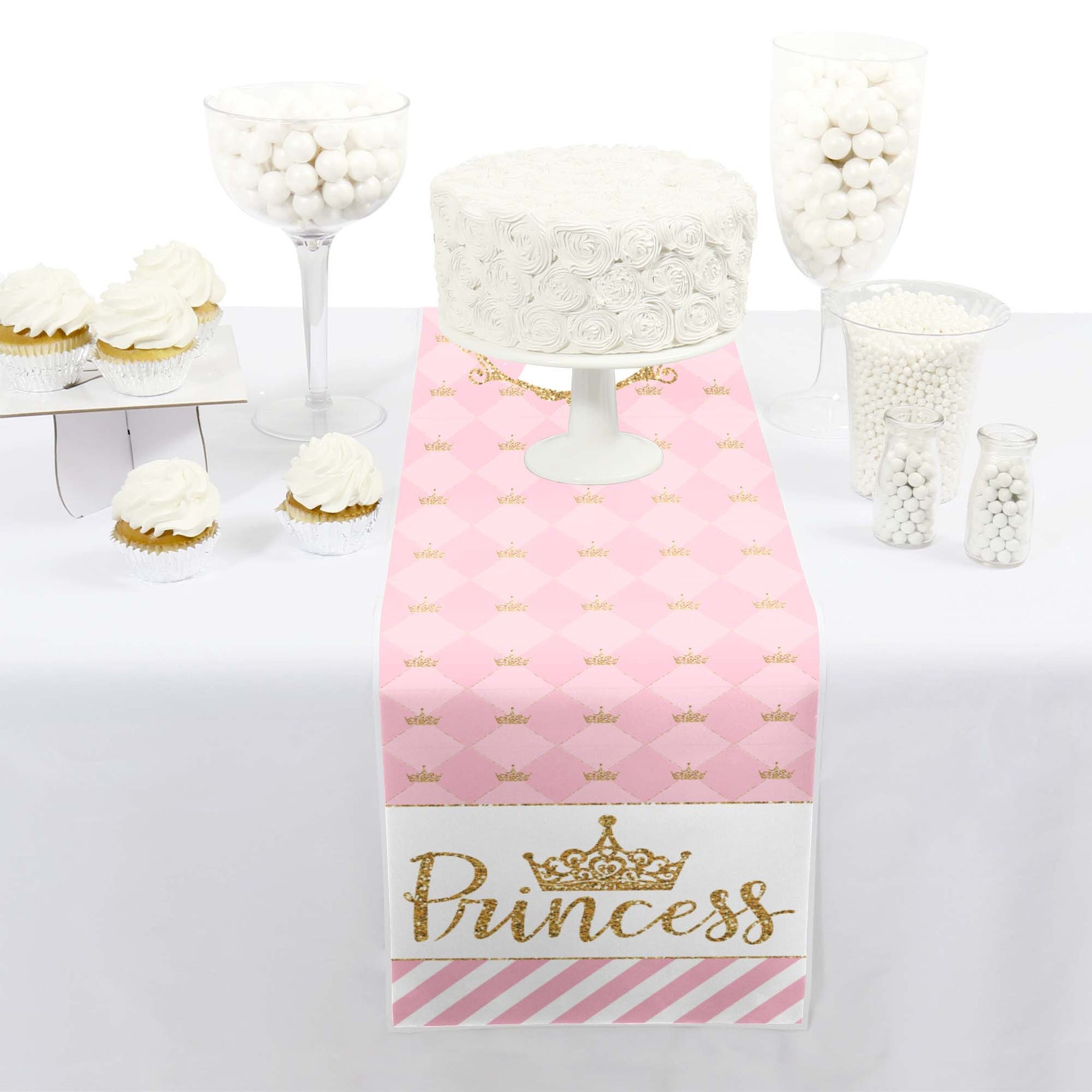 Little Princess Crown Petite Pink and Gold Princess Baby | Etsy