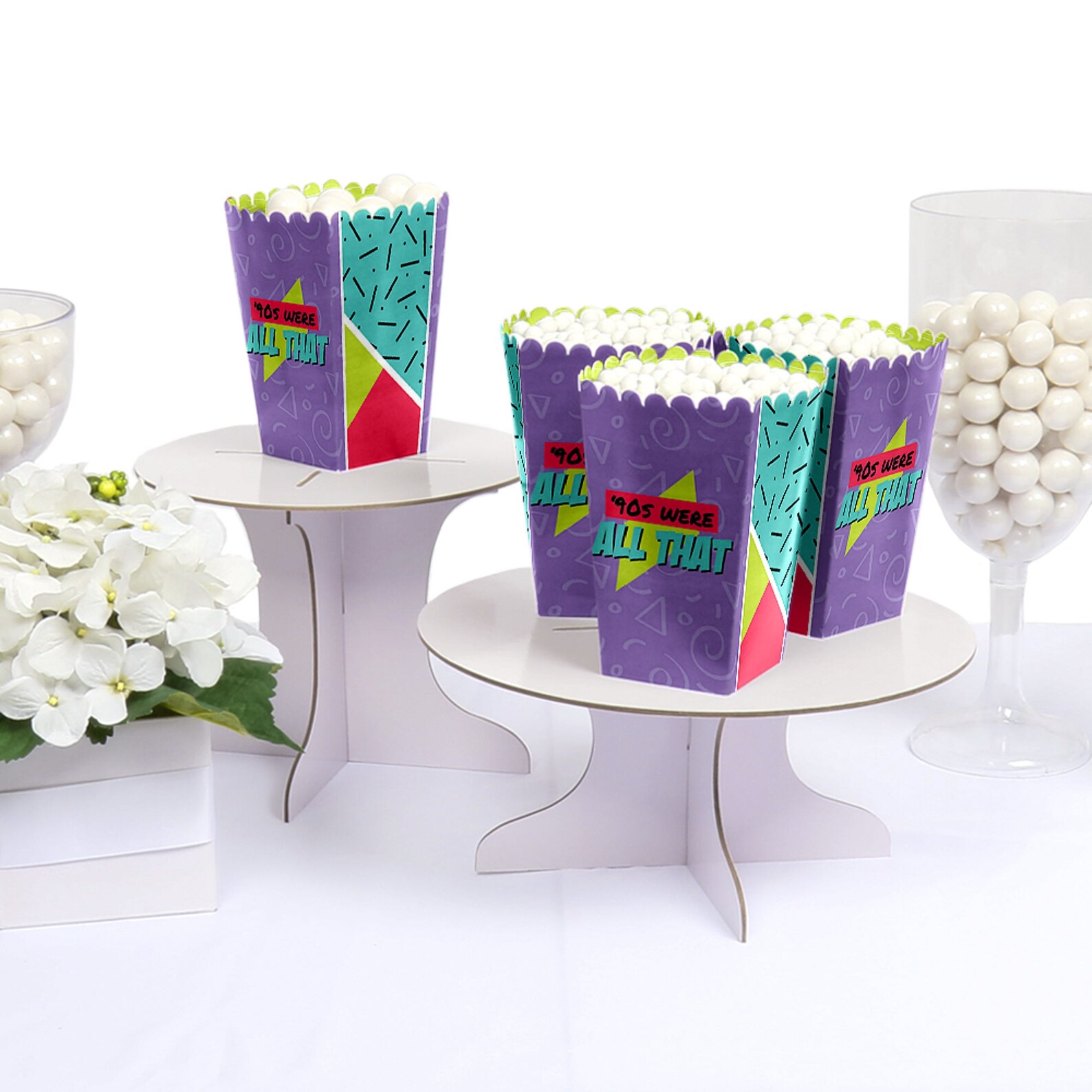 90's Throwback - 1990s Party Favor Popcorn Treat Boxes - Set of 12 - Etsy