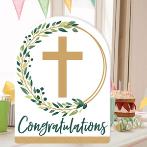 Elegant Cross - Religious Congratulations Giant Greeting Card ...