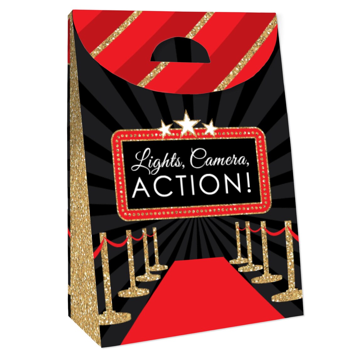 Red Carpet Hollywood Movie Night Gift Favor Bags Party - Etsy