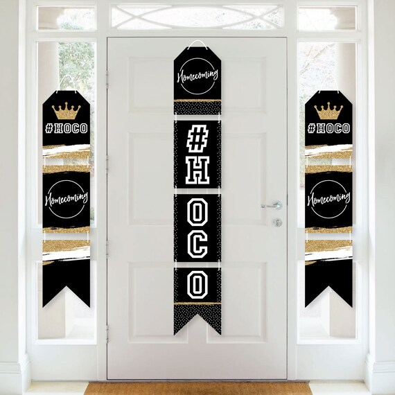 HOCO Dance - Hanging Vertical Paper Door Banners - Homecoming Wall ...