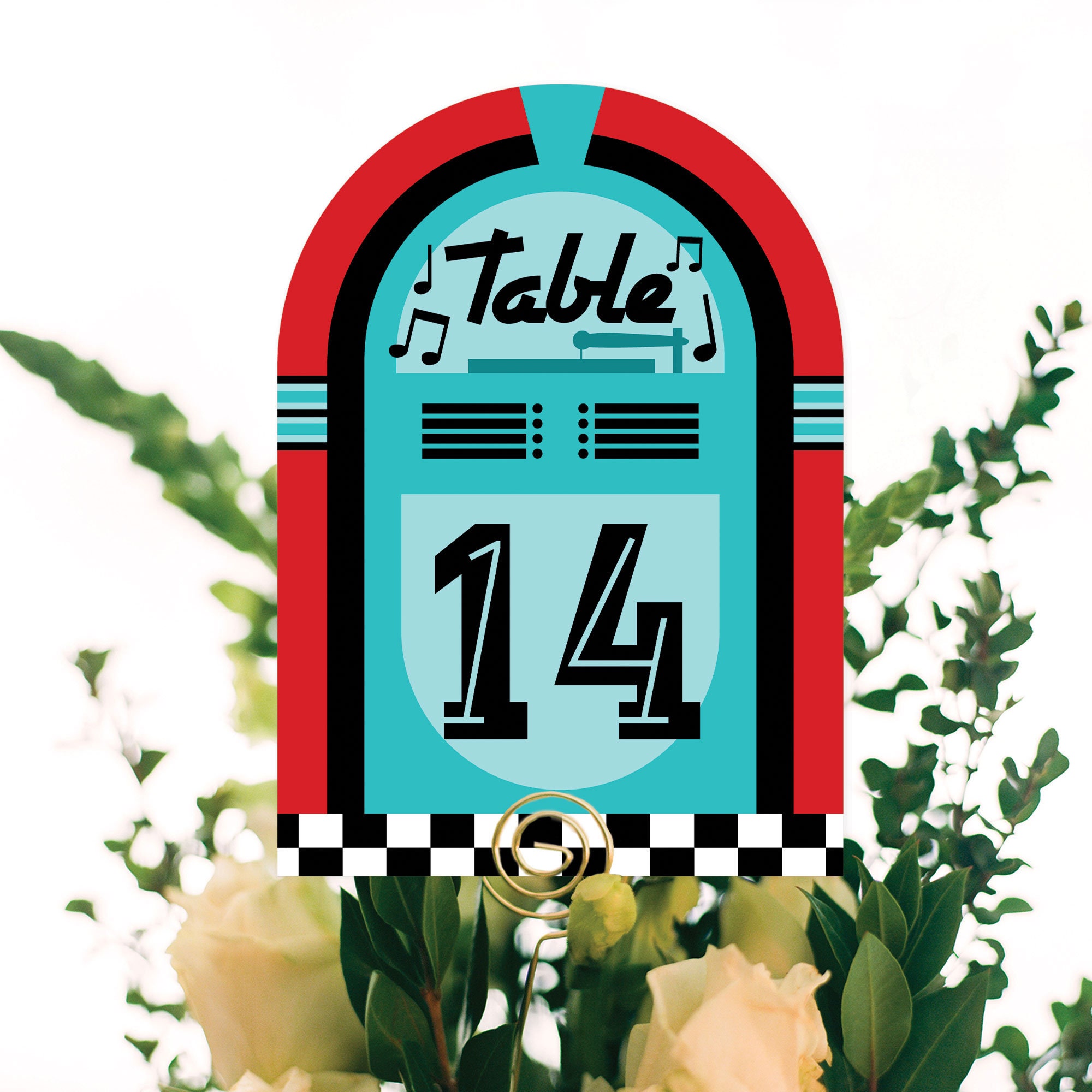 50’s Sock Hop - 1950s Rock N Roll Party Double-sided 5 X 7 Inches Cards ...